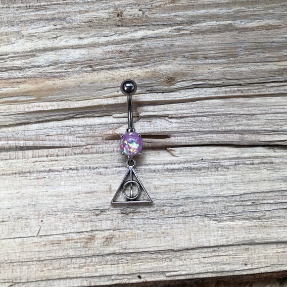 Jewelry | Purple Opal Harry Potter Belly Button Ring | Poshmark